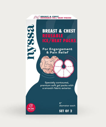 Breast/Chest Ice & Heat Packs – Relief for Engorgement & Tenderness – Nyssa