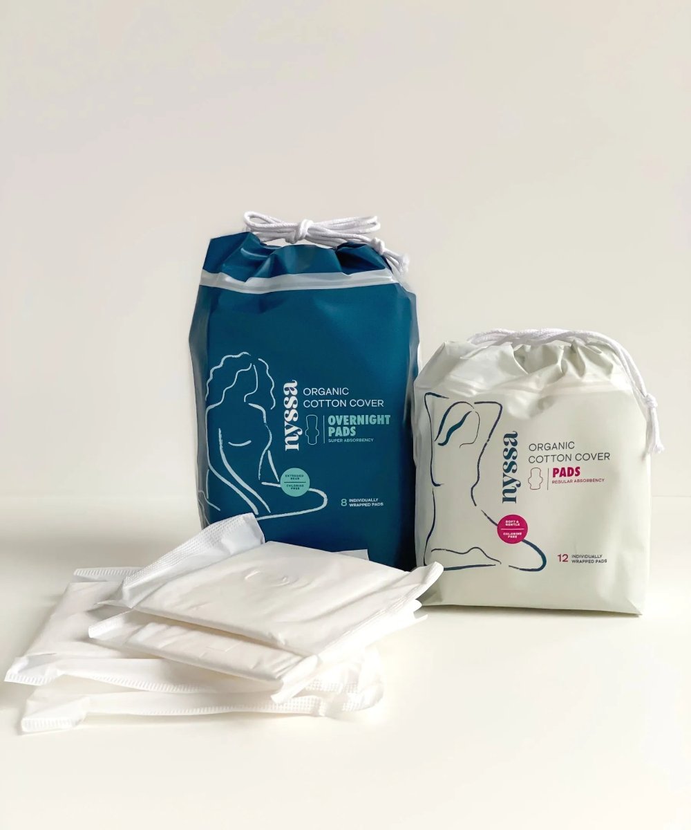 Day-To-Night Organic Cotton Cover Period Pads Bundle – Nyssa